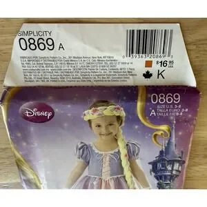 Simplicity | Art | Tangled Rapunzel Costume Simplicity Sewing Pattern ...